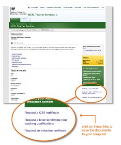 Qualified Teacher Status (QTS) - How to obtain evidence