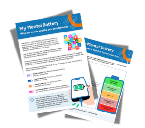 Charging My Mental Battery Resource for KS2 & Secondary Pupils