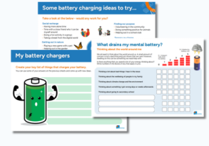 Charging My Mental Battery Resource for KS2 & Secondary Pupils